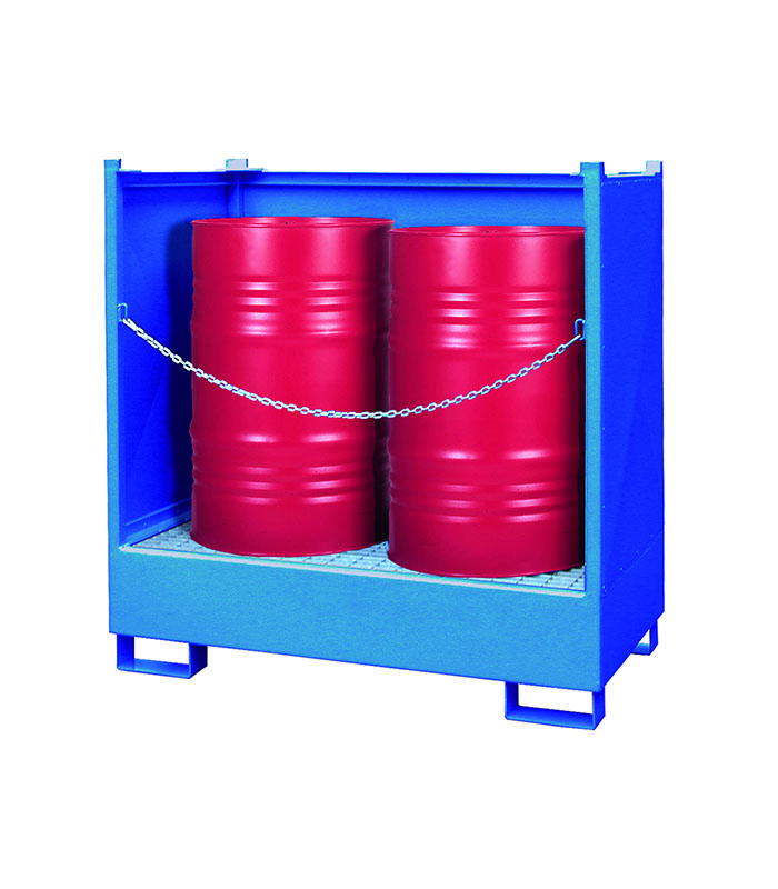 LACONT P21-2422-A Σύστημα Αποθήκευσης 4 Βαρελιών με Ελαιολεκάνη 220lt - OMNIWORK™