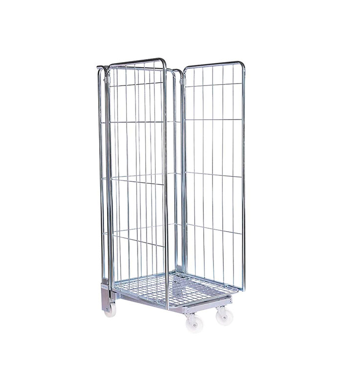 Paggiola A Frame Nestable Roll cage Τρόλεϊ Μεταφοράς 3 Πλευρών για Φορτίο Βάρους ως 500kg ...